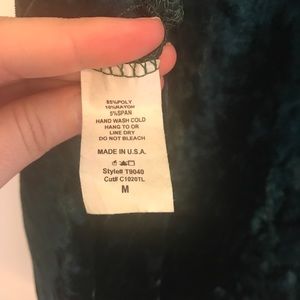 rae mode | Tops | Rae Mode Boutique Green Velvet Tunic Top M | Poshmark